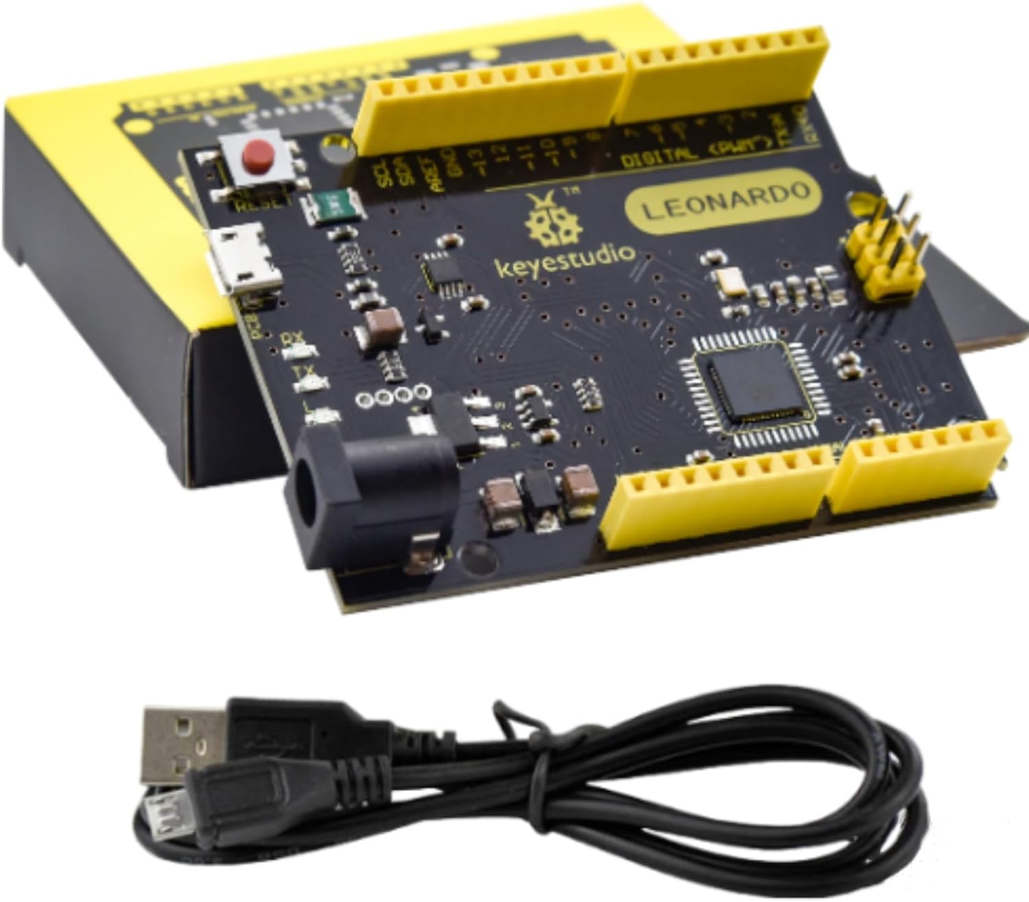 KEYESTUDIO Leonardo R3 Microcontroller Scheda di Sviluppo ...