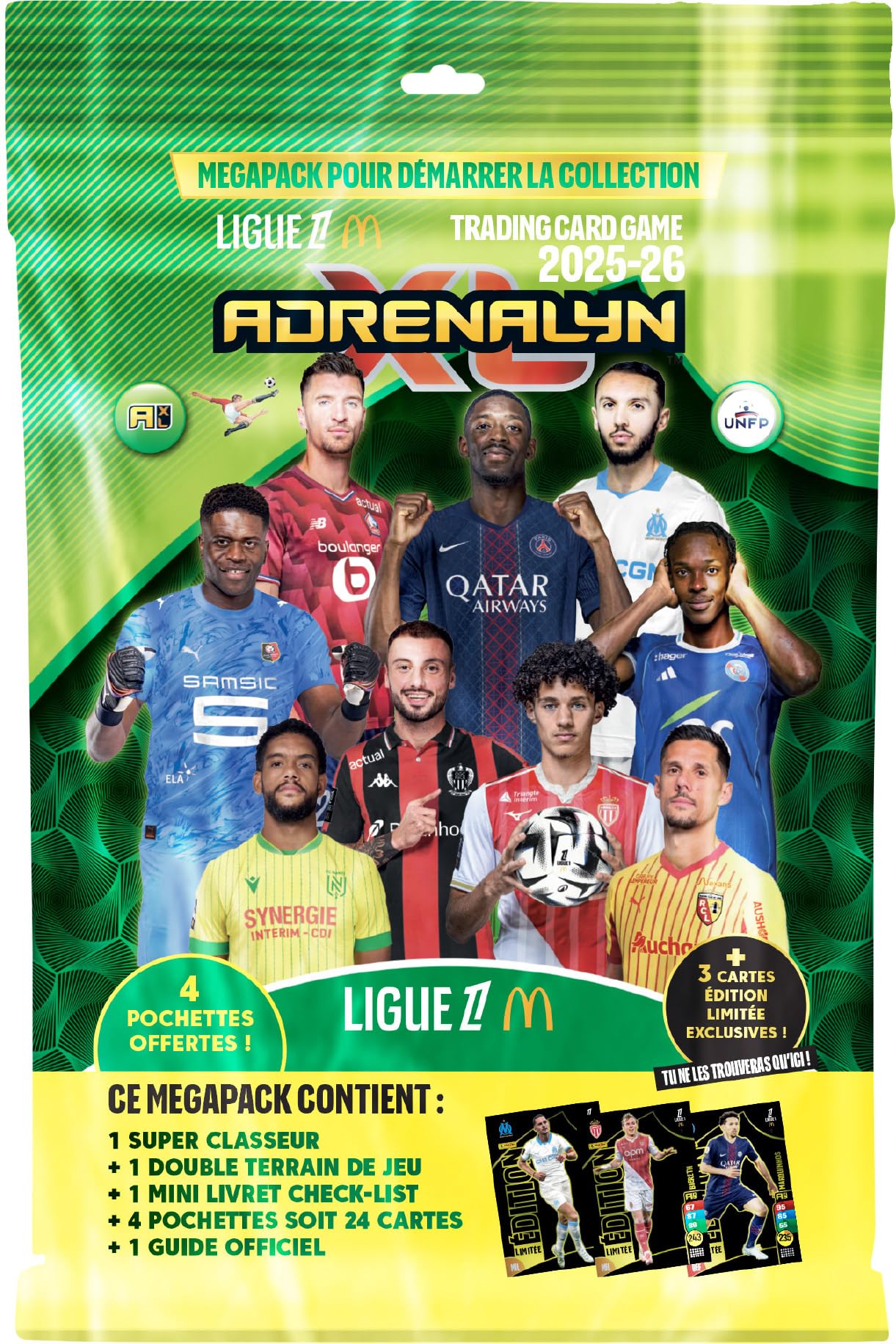 Panini ADRENALYN Ligue 1 McDonald's 2025-2026 Starter Pack | Velz