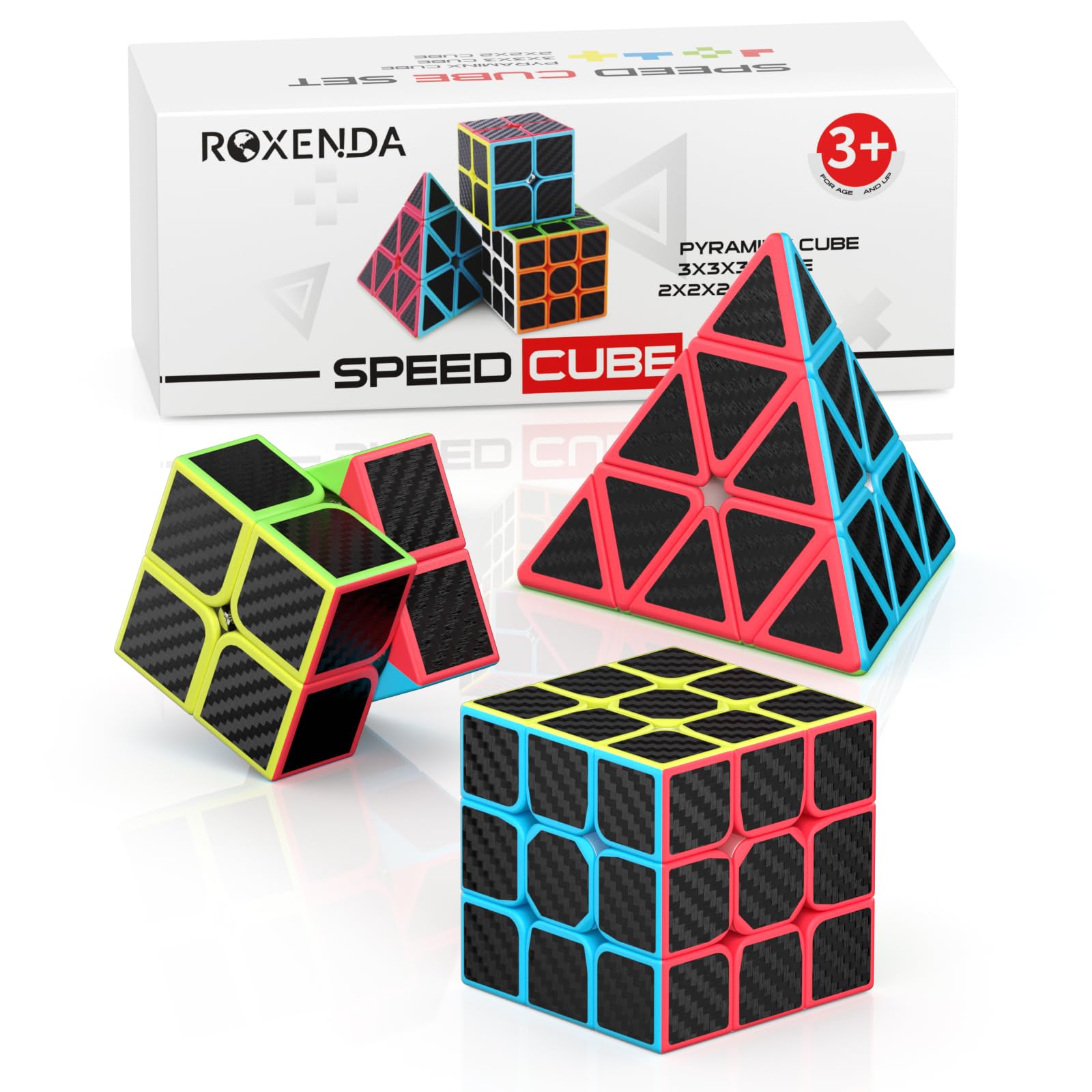 Roxenda Speed Cube Set 3 Pezzi - Qiyi Cube | Velz